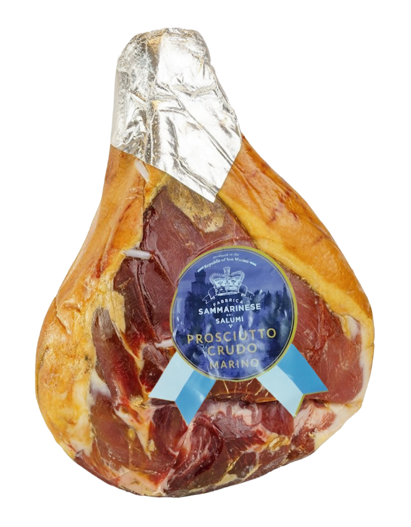 Ветчина сыровяленая Окорок Прошутто Крудо нога, около 6 кг Fabbrica ...